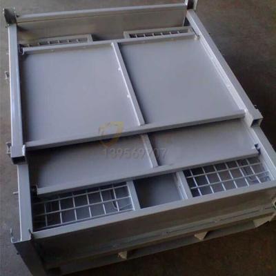 China Heavy Duty Wire Mesh Pallet Cage Collapsible Stackable Storage Container 500-1000kg Custom Size for sale