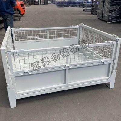 China Customized Padlock Locking Collapsible Stillage Cage 1000-2000kg Steel for sale