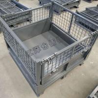 China Customized Padlock Locking Collapsible Stillage Cage 1000-2000kg Steel for sale