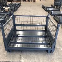 China Customizable Collapsible Pallet Cage With Removable Dividers For Varied Cargo Sizes for sale
