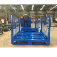 China Customized Heavy Duty Steel Stillage Cage For Warehouse Storage for sale