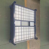China Powder Coating Foldable Collapsible Pallet Cage With Wheels And Handles for sale