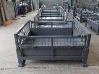 China Galvanized Wire Mesh Pallet Cage For Corrosion-Resistant And Hygienic Storage Solutions for sale