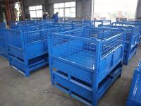China Galvanized Wire Mesh Pallet Cage For Corrosion-Resistant And Hygienic Storage Solutions for sale