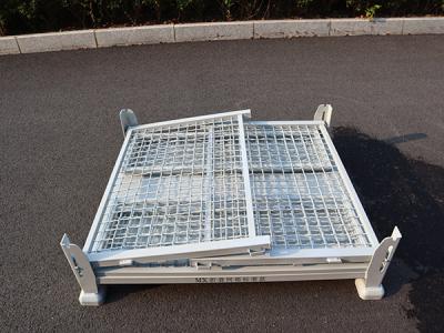 China Customized Stacking Steel Cage Q235 Material 500kg-2000kg Load Capacity for Warehouse Logistics for sale