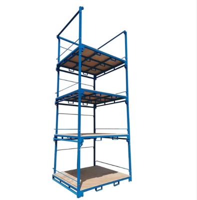 China Stacking Folding Storage Rack Pallet Supermarket Use Rack / Display Rack for sale