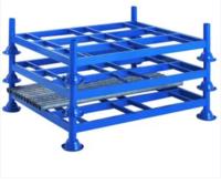 China Customized Steel Portable Stacking Racks 1500kg Load Capacity 200mm Wheel Diameter for sale