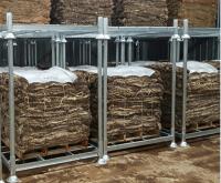 China Warehouse Storage Portable and Foldable Post Pallet Stacking Racks and Stillage for sale