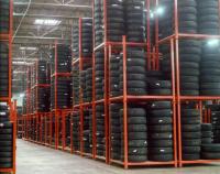 China Shade Fabric Roll Shelf Folding Stacking Cage Pallet Racks With Iron Metal Sheet for sale