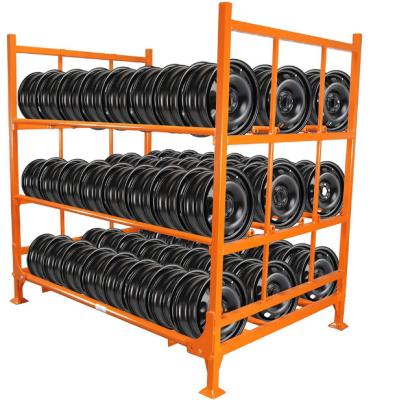 China Collapsible Pallet Cage With Powder Coating And Galvanized Finish for sale