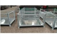 China Stackable Collapsible Steel Pallet Cage 1000kg-2000kg Load Capacity 1200mm Height for sale