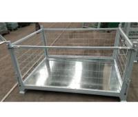 China Stackable Collapsible Steel Pallet Cage 1000kg-2000kg Load Capacity 1200mm Height for sale