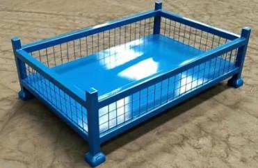 China Stackable Collapsible Steel Pallet Cage 1000kg-2000kg Load Capacity 1200mm Height for sale