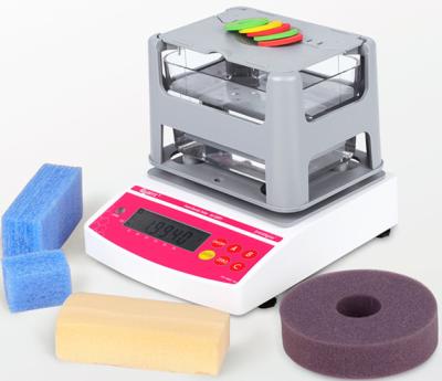 China Leading Manufacturer Handy Sponge Density Meter, Foam Density Tester, Bibulous Rate Testing Instrument AU-300PF, AU-600 for sale