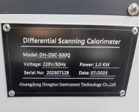 China Differential scanning calorimeter DH-DSC-500Q for sale