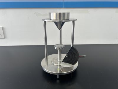 China Repose Angle Testing Machine , Angle of Repose Tester , Repose Angle Measuring Device , Angle of Repose Apparatus for sale