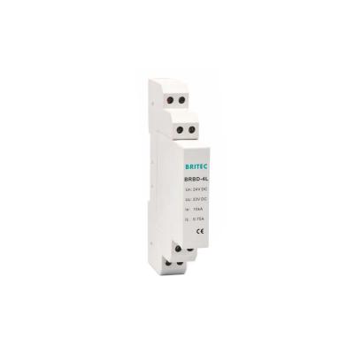 China Pluggable Data Surge Protector IP20 Din Rail 24V 10kA Type 2 SPD for Network Transmission for sale