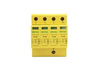 China 4P 40KA AC Lightning Protection 3 phase Arrester Surge Protector Class C IP20 for sale