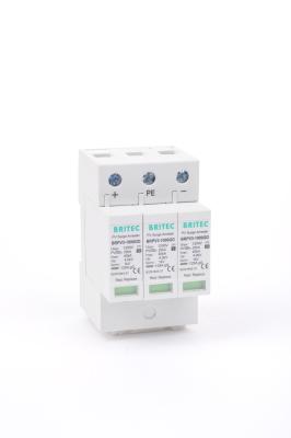 China GDT 1000V Type 2 DC Surge Protection Device 35mm Solar SPD PV 20kA for sale