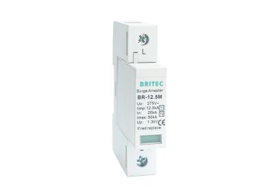 China 12.5kA 275V Single Phase Type 1+2 Surge Protection Device for TN Systems - DIN Rail Mount for sale