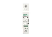 China AC Power Surge Protection Device 220V SPD Type 1+2 Lightning Arrester 12.5kA Indoor for sale