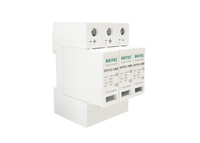 China BRPV3-1000 Type 2 Solar PV Surge Arrester 40kA 1000V DC Lightning Protection Device for Photovoltaic Systems for sale