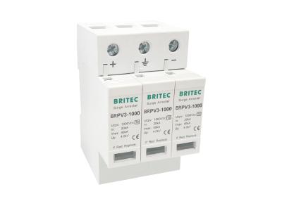 China DC 1000V Surge Protection Device SPD for Photovoltaic Systems - 20kA/40kA Class II Lightning Protection for sale