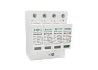 China 3 Phase Whole House Surge Suppressor 20kA 275V Type 1+2 Class I+II 4P Protection Device for sale