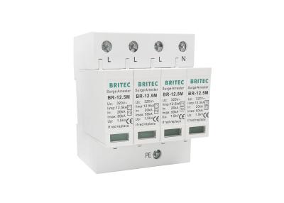 China BR-12.5M 320 4P Type 1+2 Surge Protection Device 12.5kA 320V 3-Phase TN-S System for sale