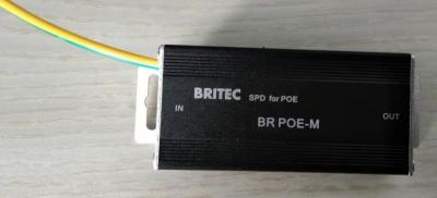 China RJ45 PoE Surge Protector 48V 1A Ethernet Lightning Arrester for DIN Rail for sale