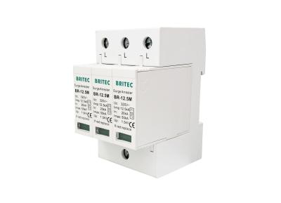China White AC 12.5KA SPD Surge Protection Device 320V 50kA Power Voltage Protector for sale