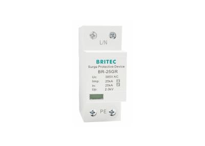 China Power Supply Surge Current Protection Device AC 385V Single Phase SPD 25kA for sale