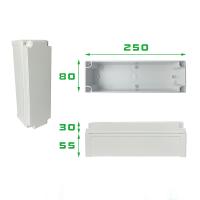 China TY-8025085 Outdoor Electrical Junction Box 80x250x85mm IP67 ABS Plastic Waterproof Enclosure for sale