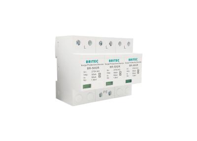 China BR-50GR 3P 50kA Surge Protection Device 3 Phase Type 1+2 -40℃ to 80℃ Range for sale