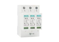 China Low Voltage SPD 3P Type 2 Surge Protection Device AC Lightning Arrester 20-40KA 35mm DIN Rail for sale