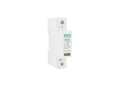 China AC SPD Class C Single Phase 1P 60kA Type 2 Surge Protective Device 275V for sale
