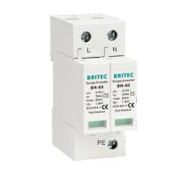 China BR-60 2P Type 2 Surge Protection Device 60kA Lightning Arrester AC Surge Protector 275V for sale