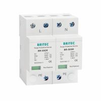 China Class I Power Surge Arrester 10/350μs 50kA Single Phase 275V AC SPD Type 1 for sale