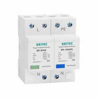 China Class B Surge Protective Device Iimp 50kA 275V AC Lightning Arrester for DIN Rail for sale