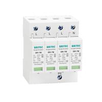 China BR-7M 4P 7kA Type 1+2 Surge Protective Device Lightning Arrester SPD for AC Power Systems for sale