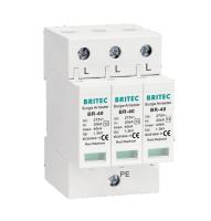 China BRITEC BR-40 2P Type 2 Surge Protection Device 275V AC 20kA Class II SPD for DIN Rail for sale