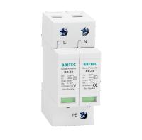China BR-80 275 2P Type 2 SPD Surge Protector 80kA 275V AC Class II Lightning Arrester for sale