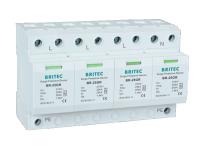 China BRITEC BR-25GR 1P+1 T1+T2 Surge Arrester 25kA 10/350us SPD for AC Lightning Protection for sale