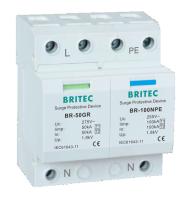 China BR-50GR 1+1 Type 1 Surge Protective Device 50kA 275V AC SPD T1 Lightning Arrester for sale