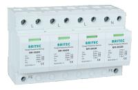 China BR-50GR 4P Type 1 Surge Protection Device 385V 50kA Lightning Arrester SPD for sale