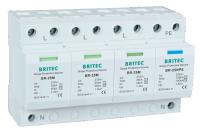 China BR-25M 3P+1NPE 25kA T1+T2 Varistor Surge Arrester Low Voltage 3 Phase AC SPD for sale