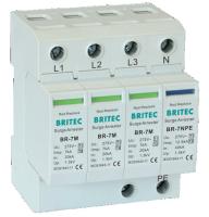 China BRITEC BR-7M 3P+1 T1+T2 Surge Arrester B+C 25kA 10/350μs Lightning Protection for sale