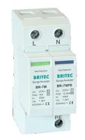 China BRITEC BR-7M 4P T1+T2 Surge Arrester B+C 25kA SPD for 3 Phase AC 50/60Hz for sale