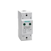 China BRITEC BR-POE-M 48V PoE Surge Protector 2.5kA Data Signal Surge Arrestor for DIN Rail for sale