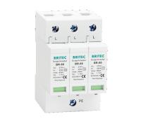 China BRITEC BR-80 3P Type 2 Surge Protection Device 80kA 385V AC Surge Arrester for sale